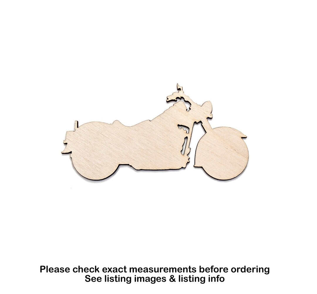 Motorcycle-blank Wood Cutout-bike-vehicles Theme Decor-biker Decor ...