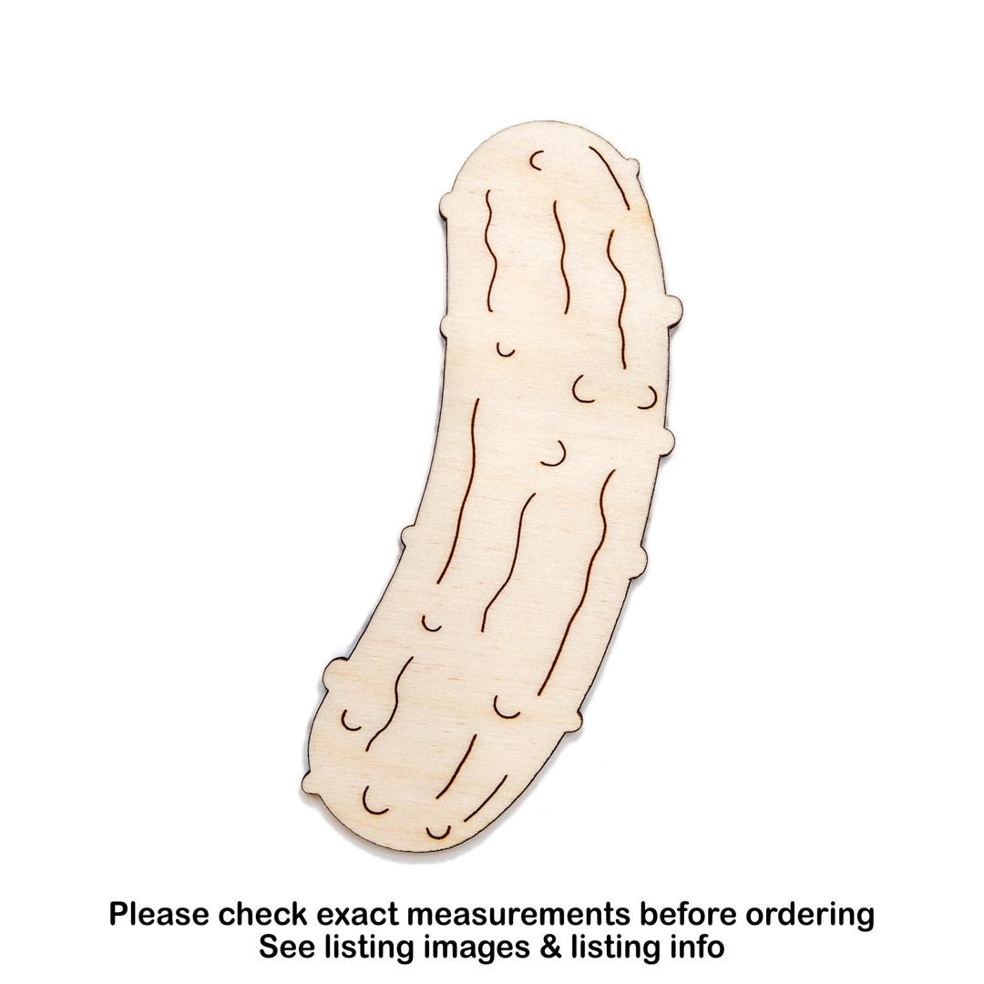 Pickle Detail Wood Cutout-pickle Theme Decor-various Sizes-diy Crafts ...