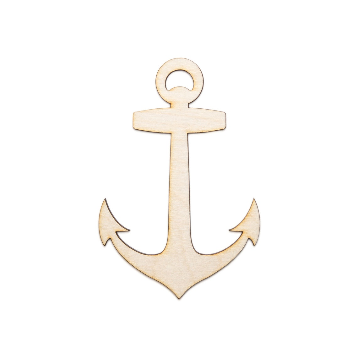 Anchor Blank Wood Cutout-nautical Wood Decor-various Sizes-diy - Etsy