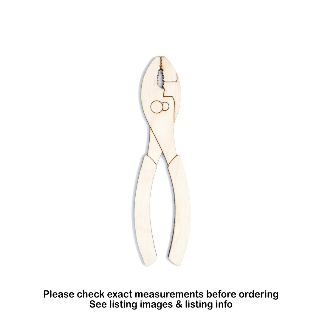 Pliers Detail Wood Cutout-slip Joint Plier-tools and Equipment Decor ...
