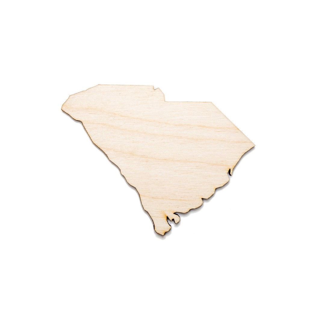 South Carolina State-wood Cutout-state Wood Decor-various Sizes ...