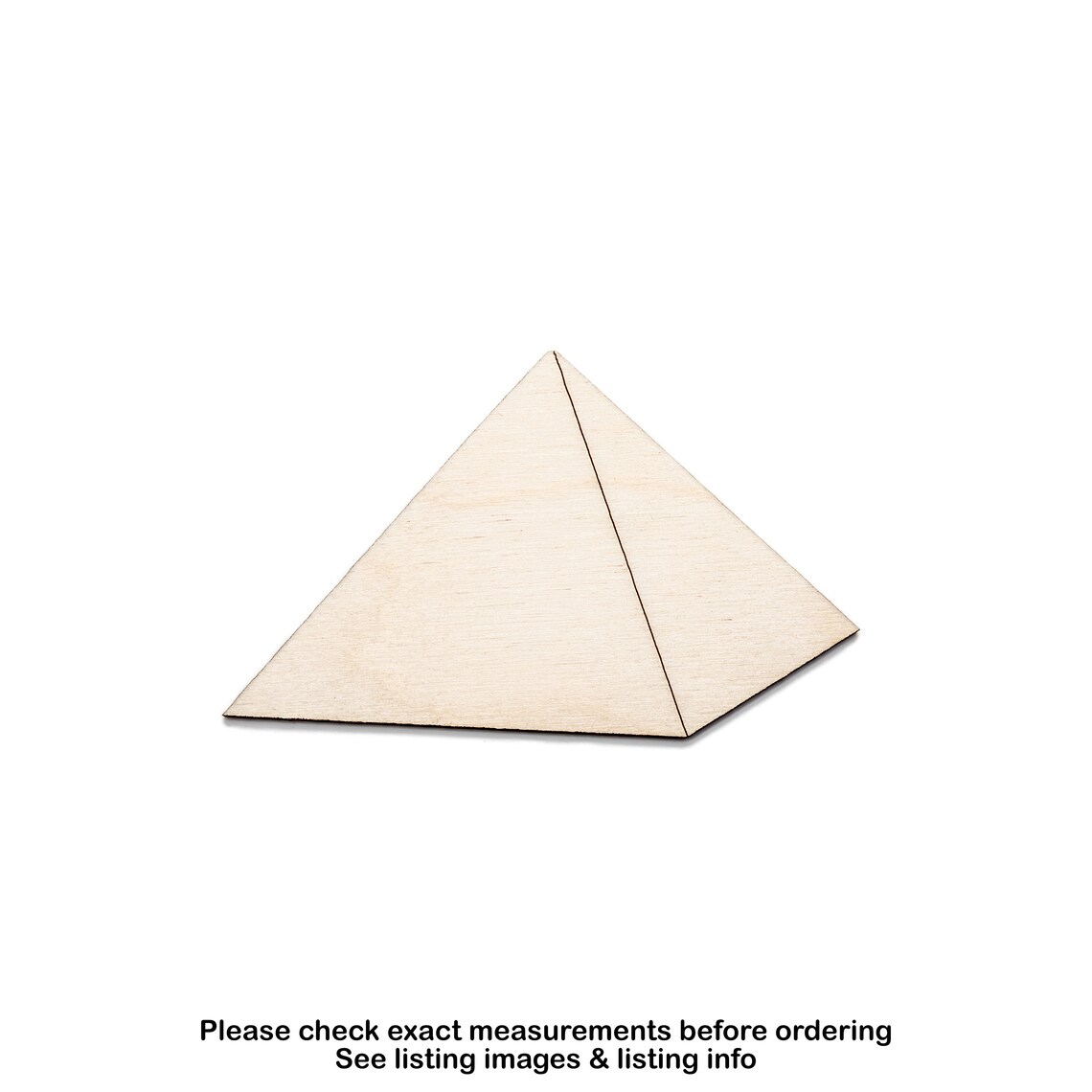 Pyramid Single-wood Cutout-egyptian Pyramid-ancient - Etsy