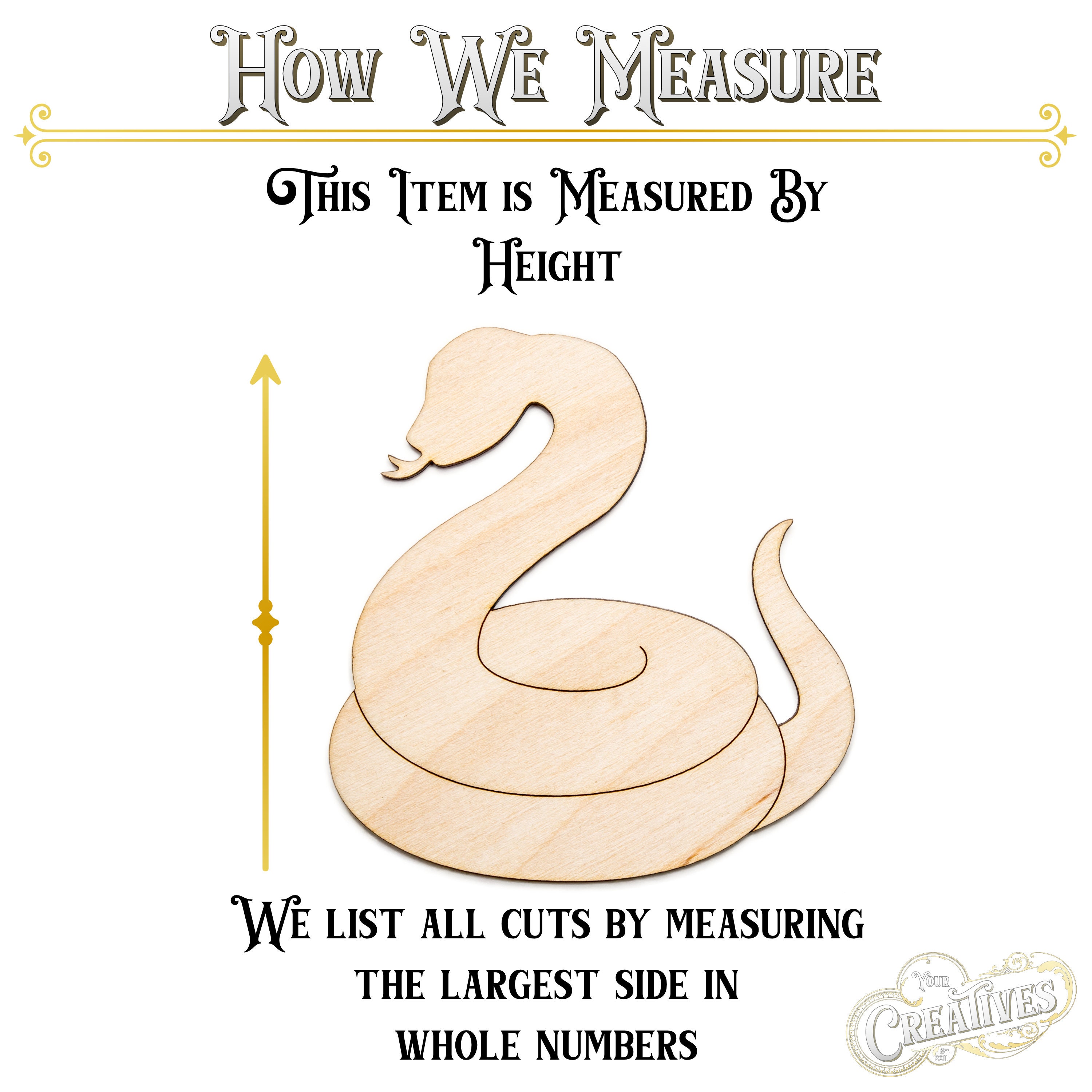 Coiled Snake-blank Wood Cutout-snakes and Reptiles Theme - Etsy