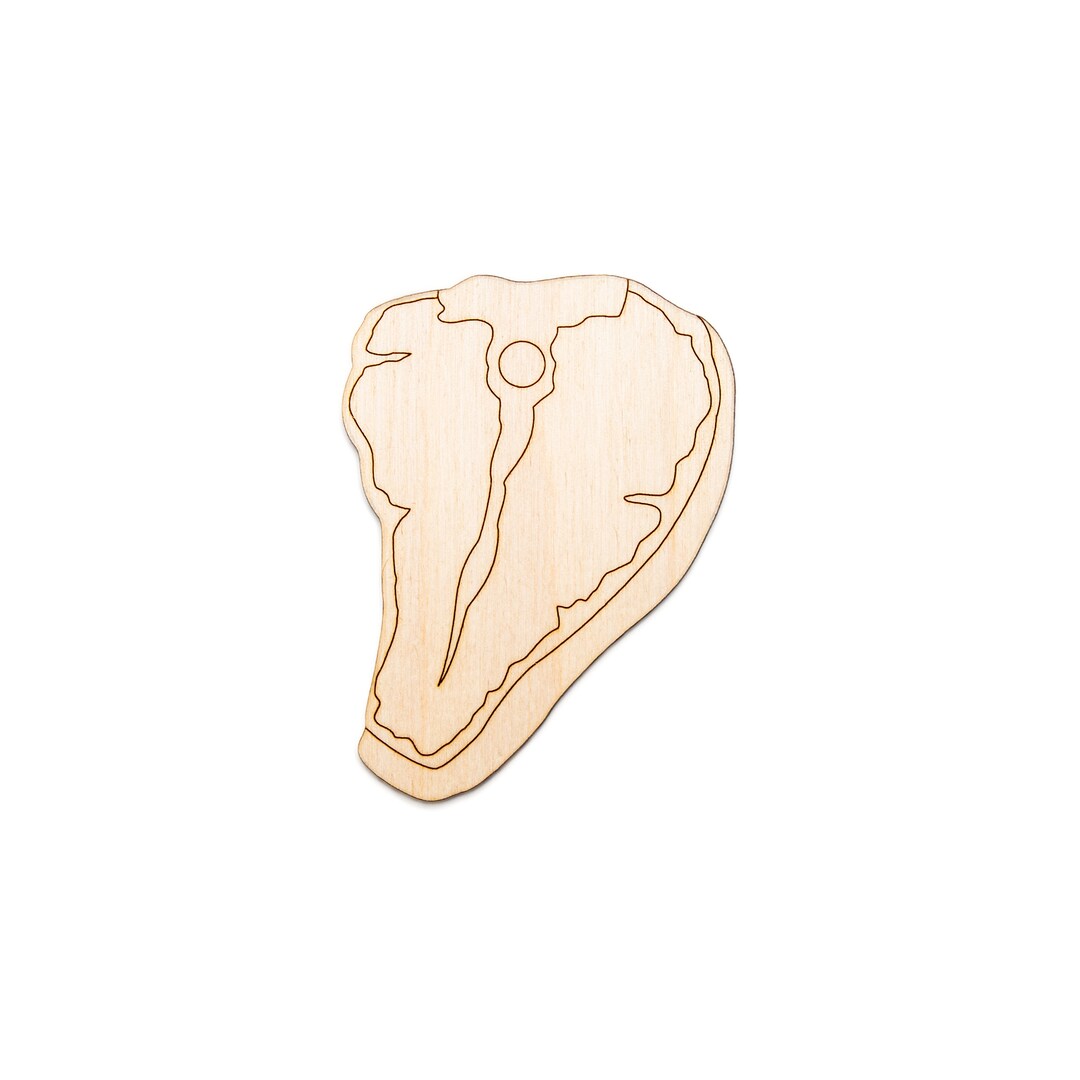 Steak-wood Cutout-food Shapes Decor-juicy Steak Shape-various Sizes ...