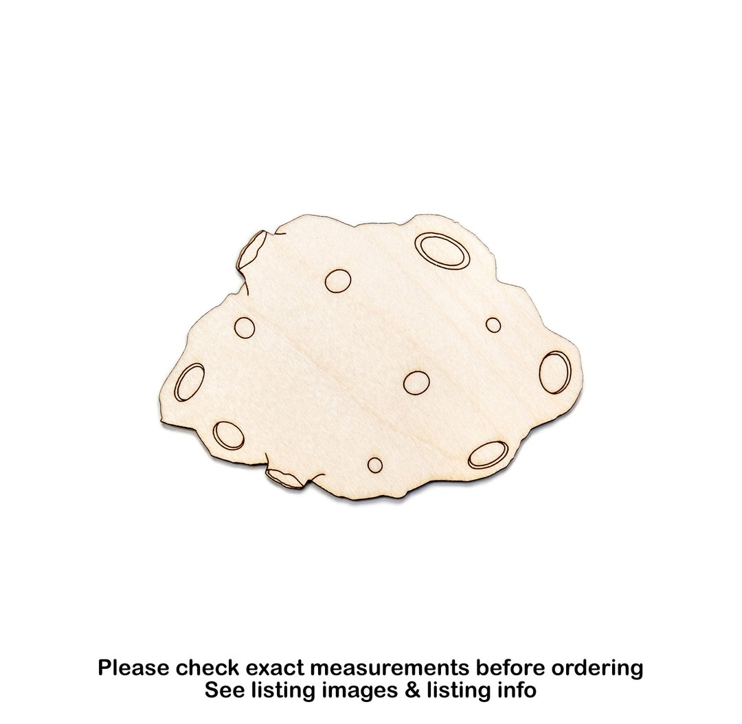 Meteor-detail Wood Cutout-space Rock-outer Space Decor-various Sizes ...