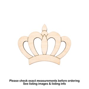 Royal Crown Wood Cutout-royalty Theme Decor-various Sizes-princess ...