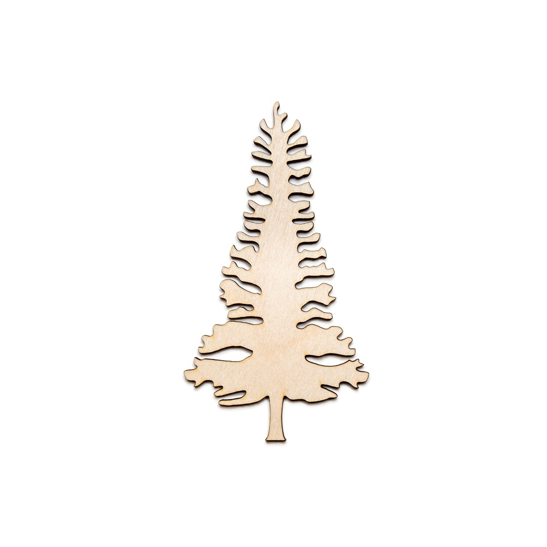 Longpole Pine Tree-wood Cutout-yellowstone Trees Wood Decor-park Trees ...