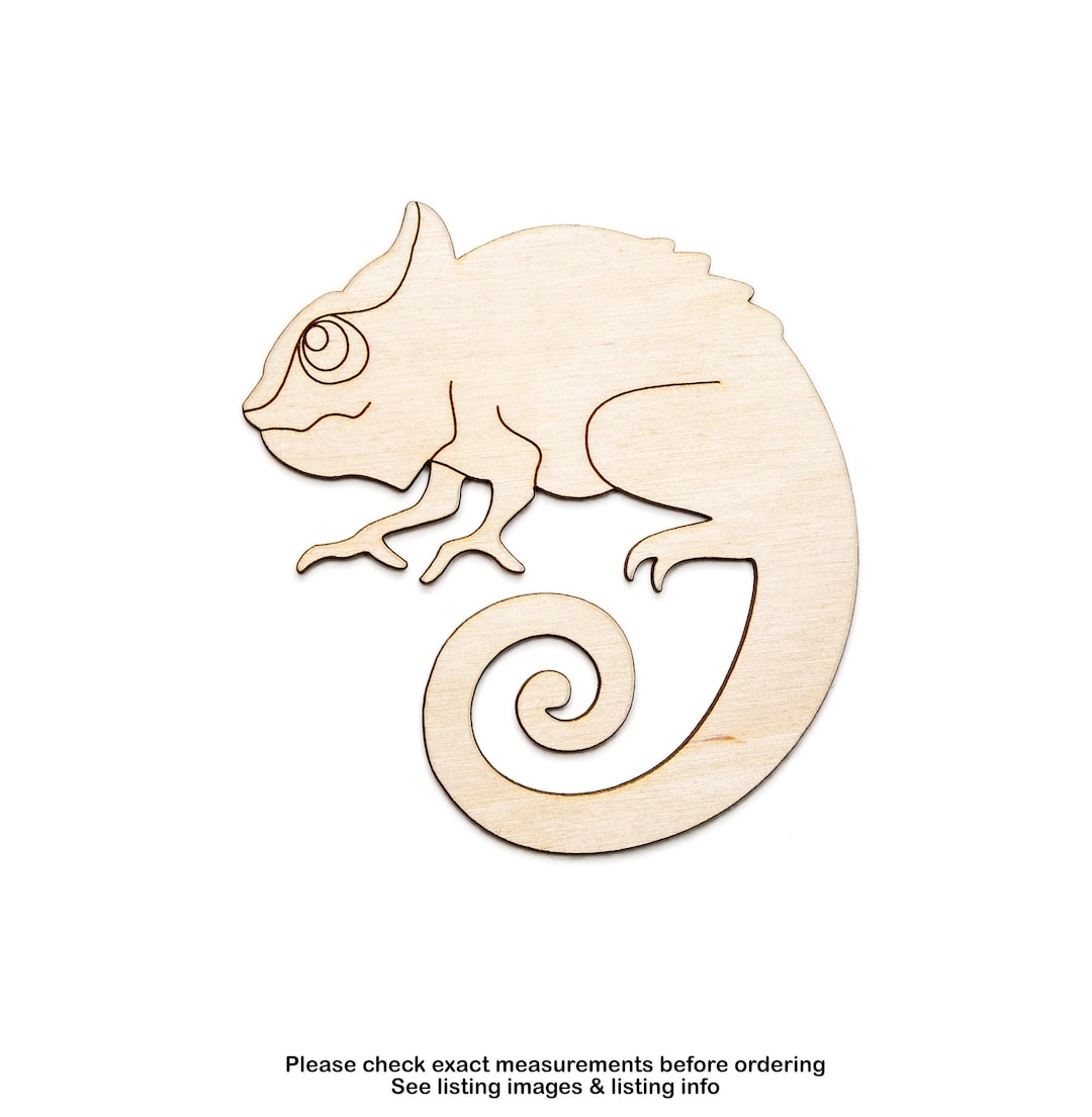 Cute Chameleon Wood Cutout-detail-chameleon Theme Wood Decor-kids Room ...