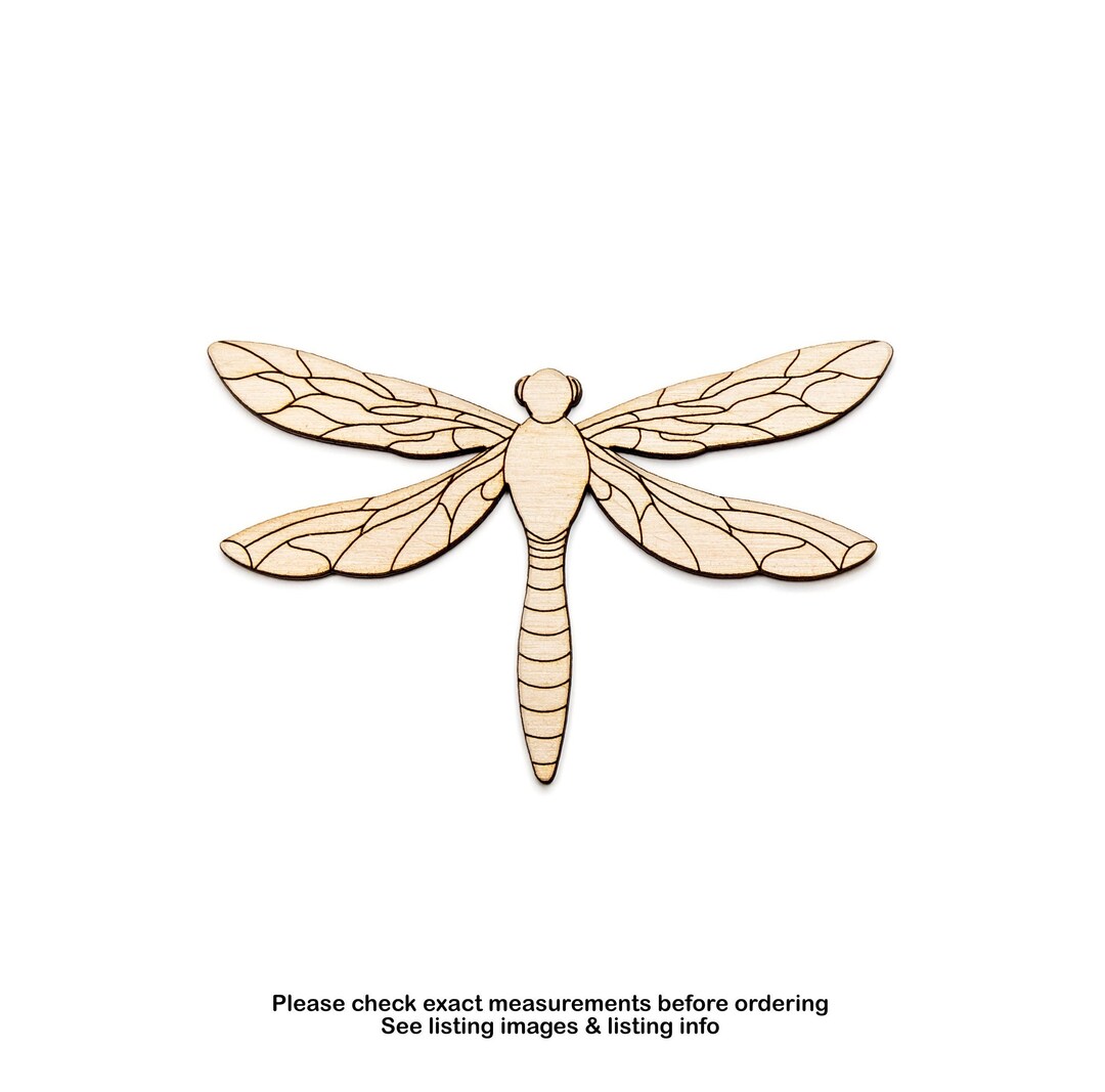 Dragonfly-detail Wood Cutout-bugs and Insects Wood Decor-dragonfly ...