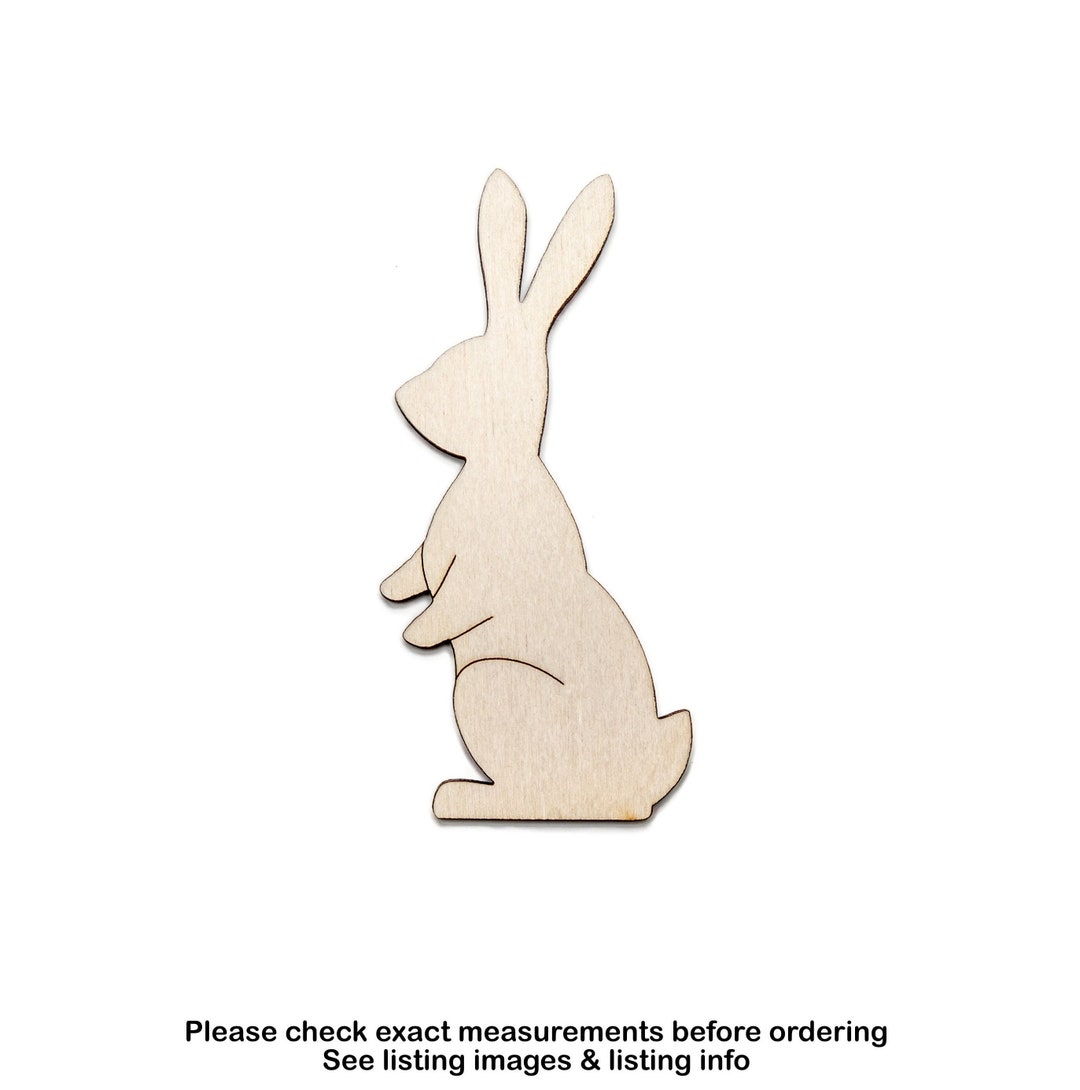 Rabbit-standing-wood Cutout-bunnies and Animals-spring Decor-various ...