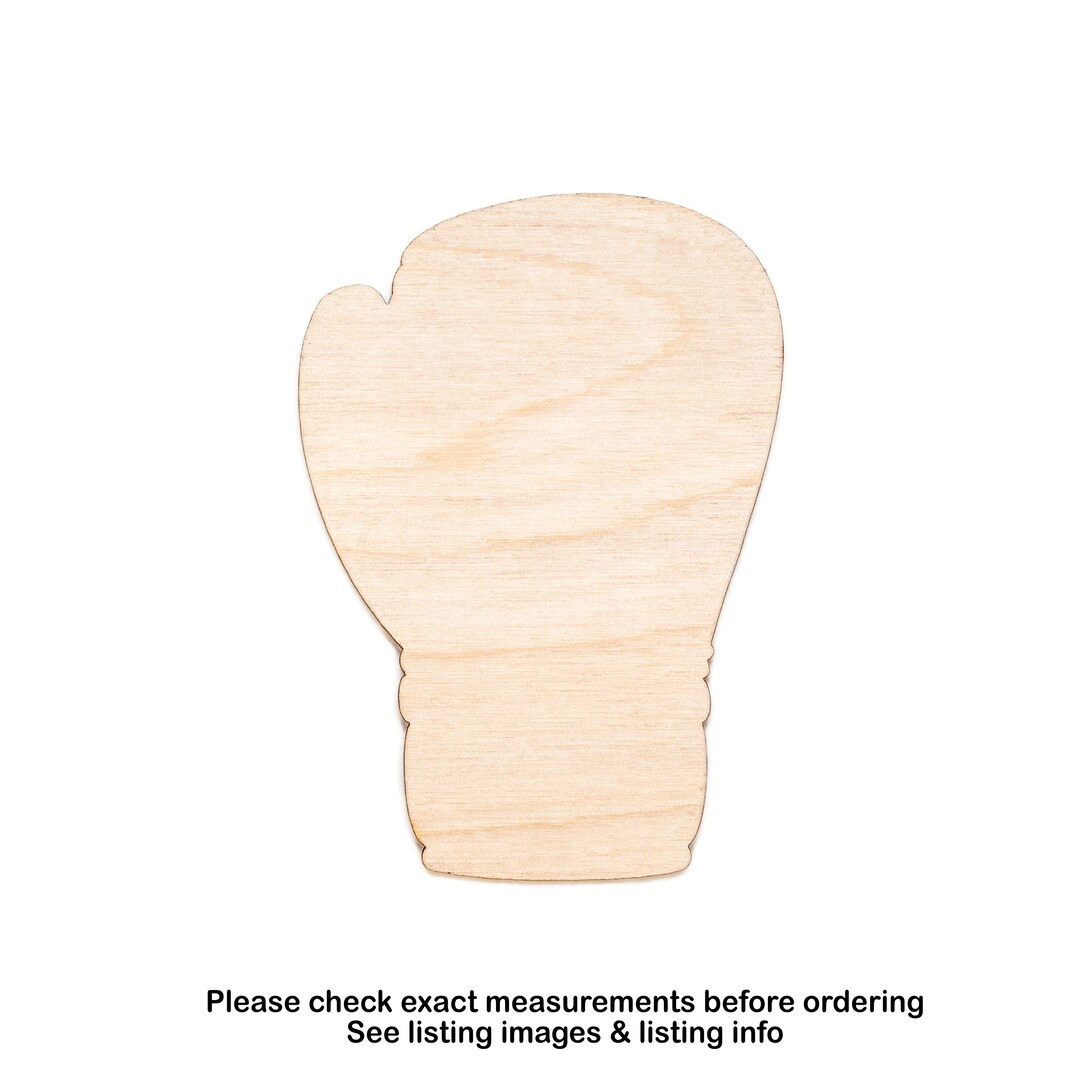 Boxing Glove Blank Wood Cutout-sports Theme Decor-laser Cut Unfinished ...