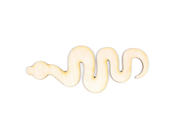 Slithering Snake-wood Cutout-reptile Wood Decor-various - Etsy
