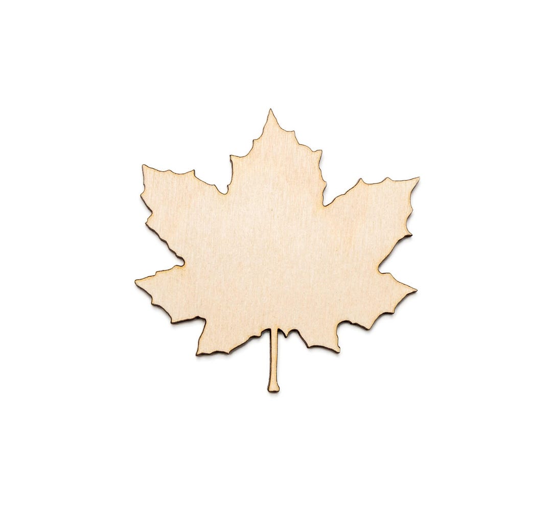 Maple Leaf Wood Cutout-fall Leaves Decor-various Sizes-diy Crafts-fall ...