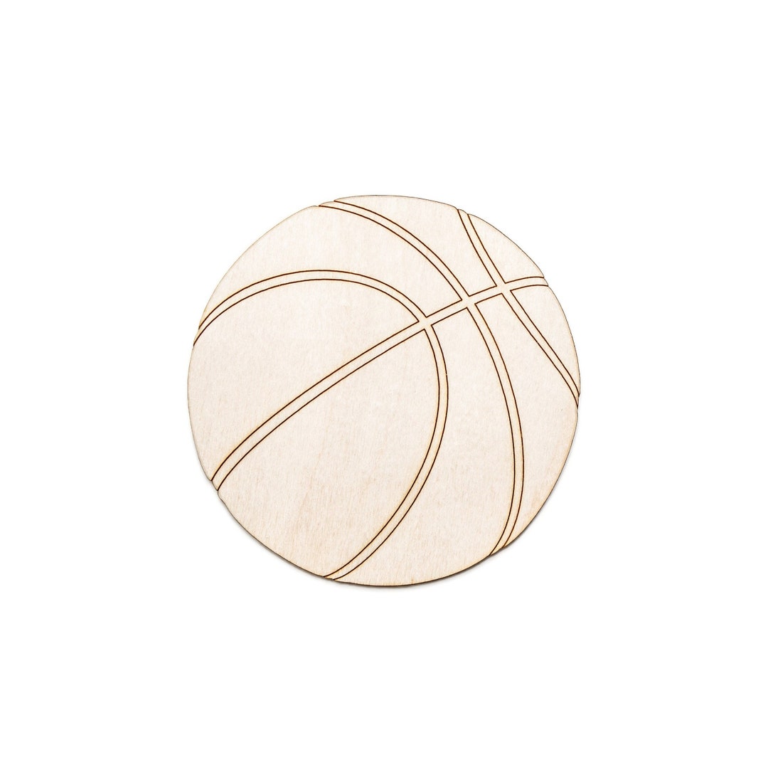 Basketball-detail Wood Cutout-sports Theme Wood Decor-basketball Theme ...
