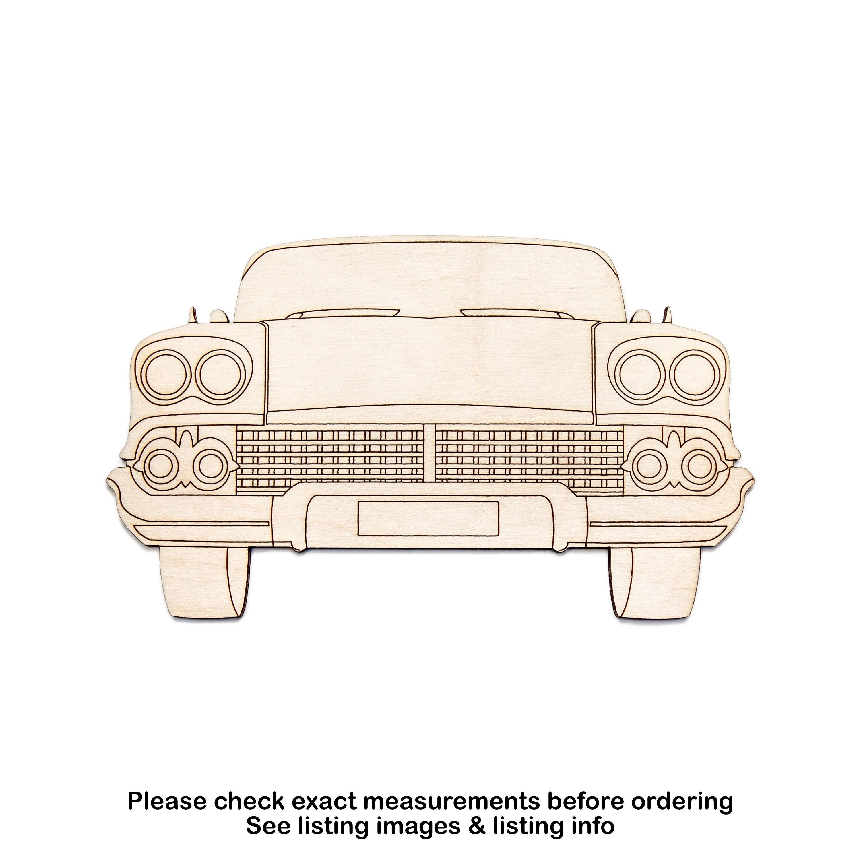 Classic Car Wood Cutout-detail-vintage Car Decor-various Sizes-diy ...