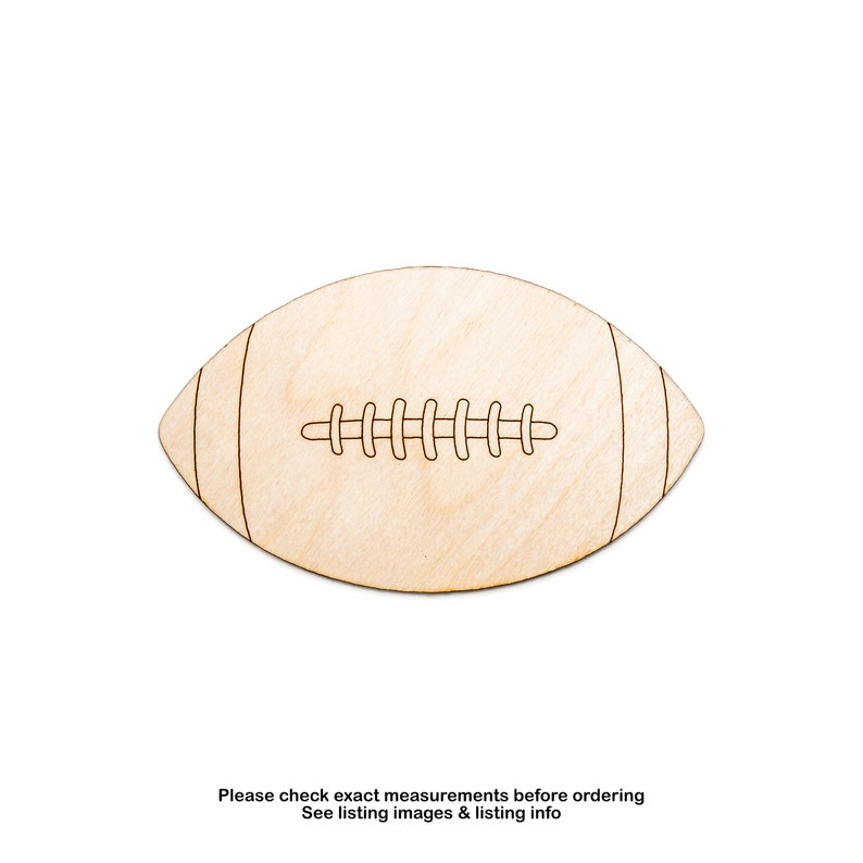 Football Wood Cutout-sports Wood Decor-sports Theme - Etsy