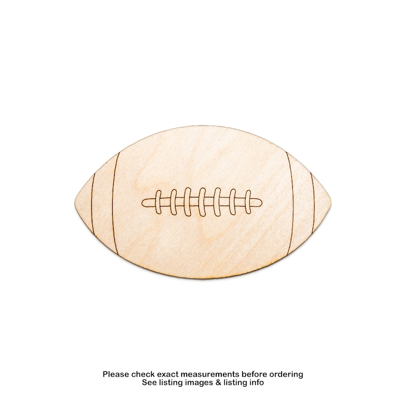 Football Wood - Etsy