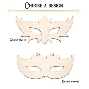 Masquerade Eye Mask Blank Wood Cutout-wooden Mask-masquerade Party ...