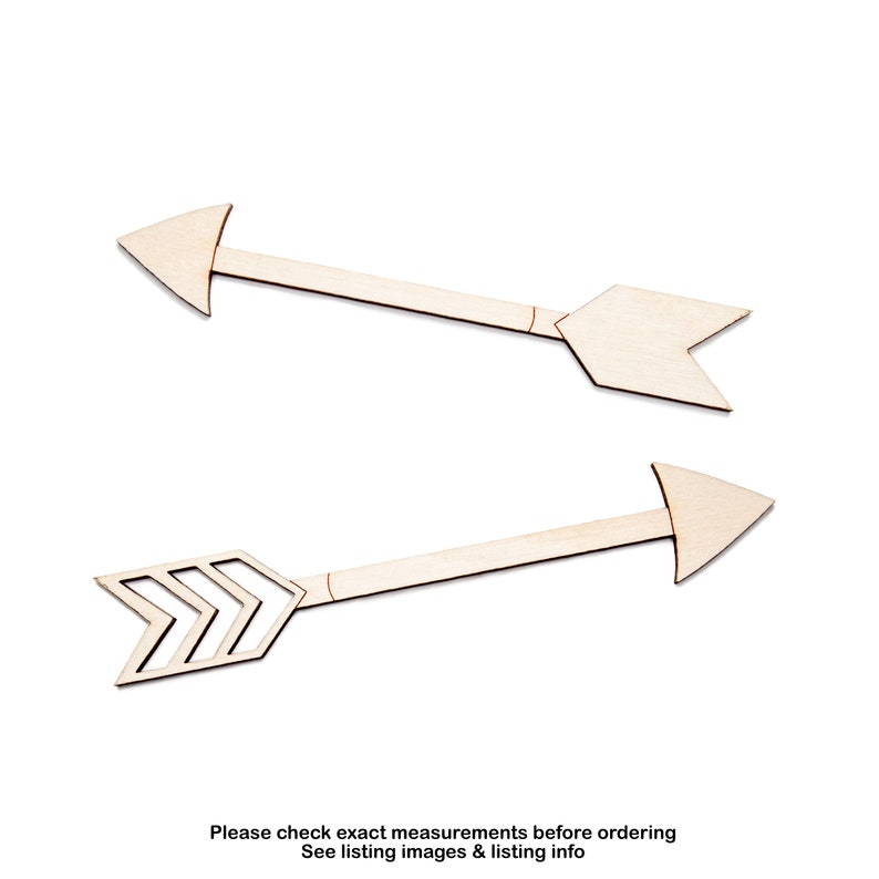 Arrow-wood Cutout-two Design Options-bows Arrow-nature - Etsy