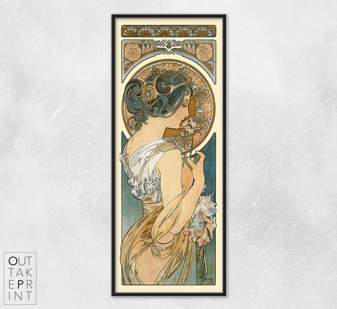 Art Nouveau Poster Alphonse Mucha Art Nouveau Print | Etsy Australia