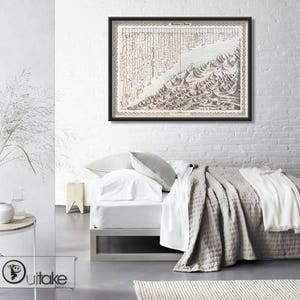 Wall Art Old Maps Chart of Mountains and Rivers 1855 Joseph Colton, 081 ...