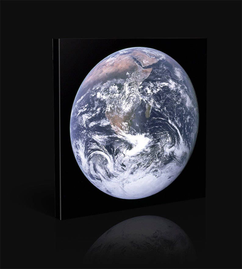 NASA - Wall Art - the Blue Marble (1972) - Etsy