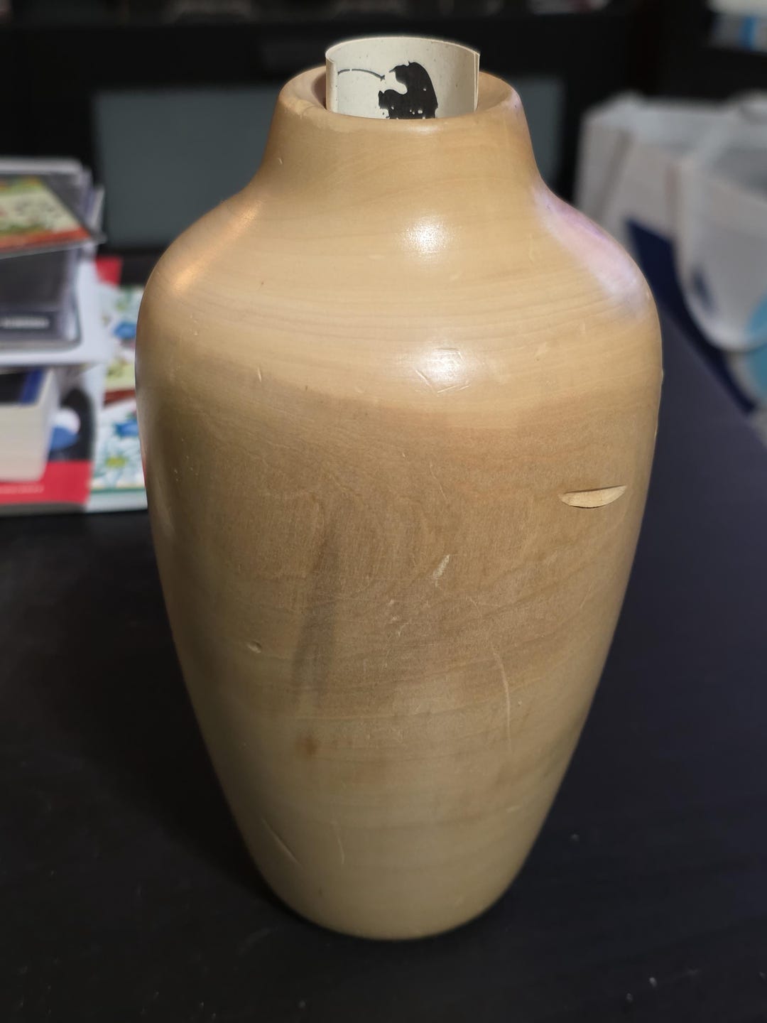 Handcrafted Solid Aspen Wood Vase With a Polished Finish - Etsy