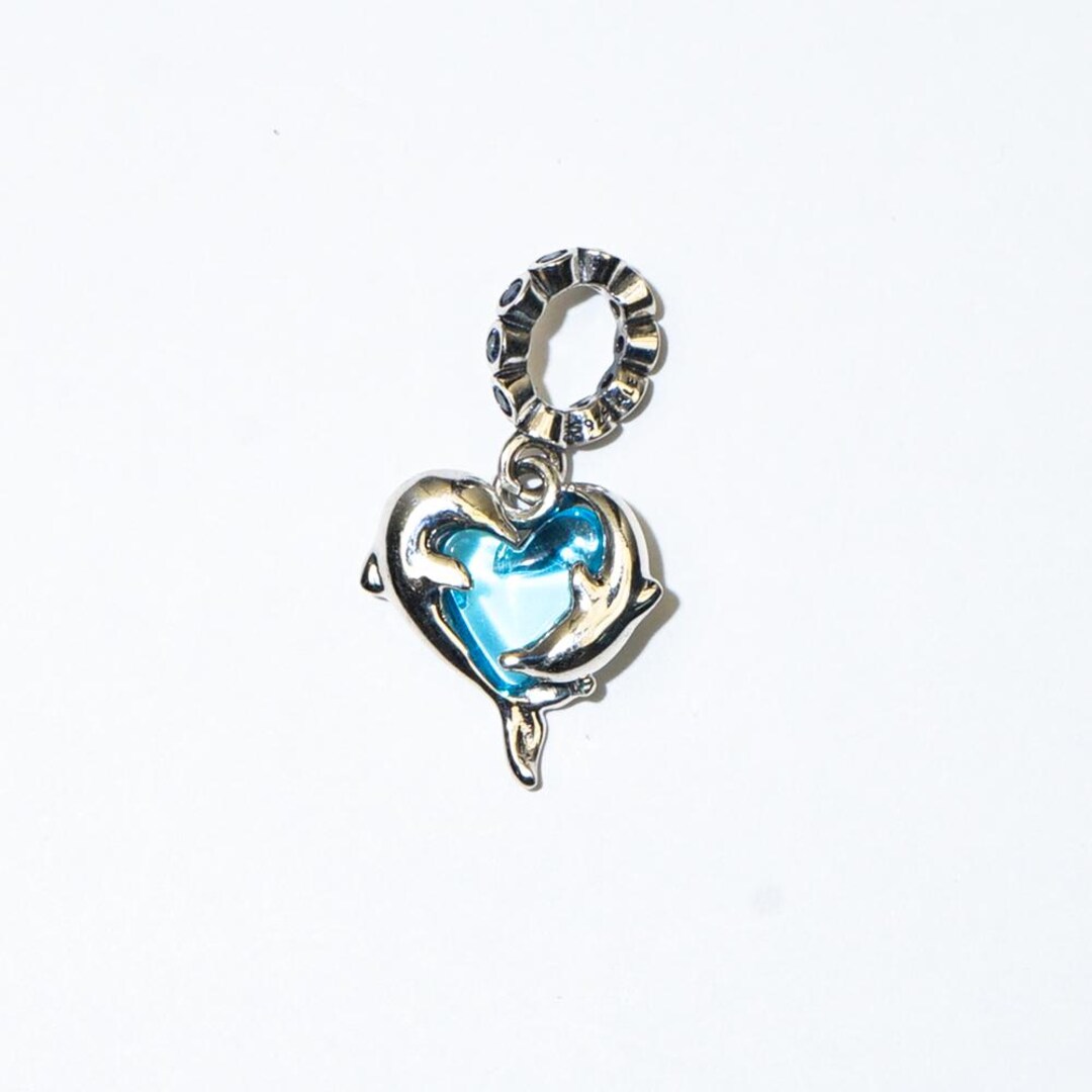 Pandora Blue Murano Dolphin Glass Dangle Charm - Etsy
