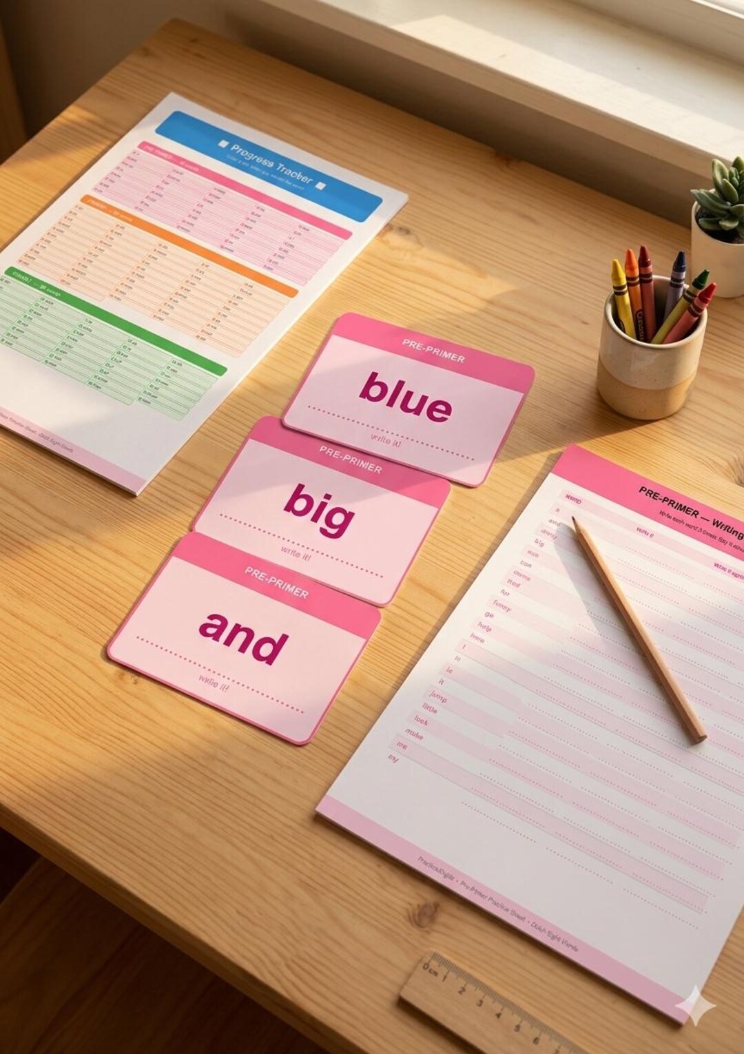 Dolch Sight Words Flashcards Printable | 220 Words 5 Levels ...