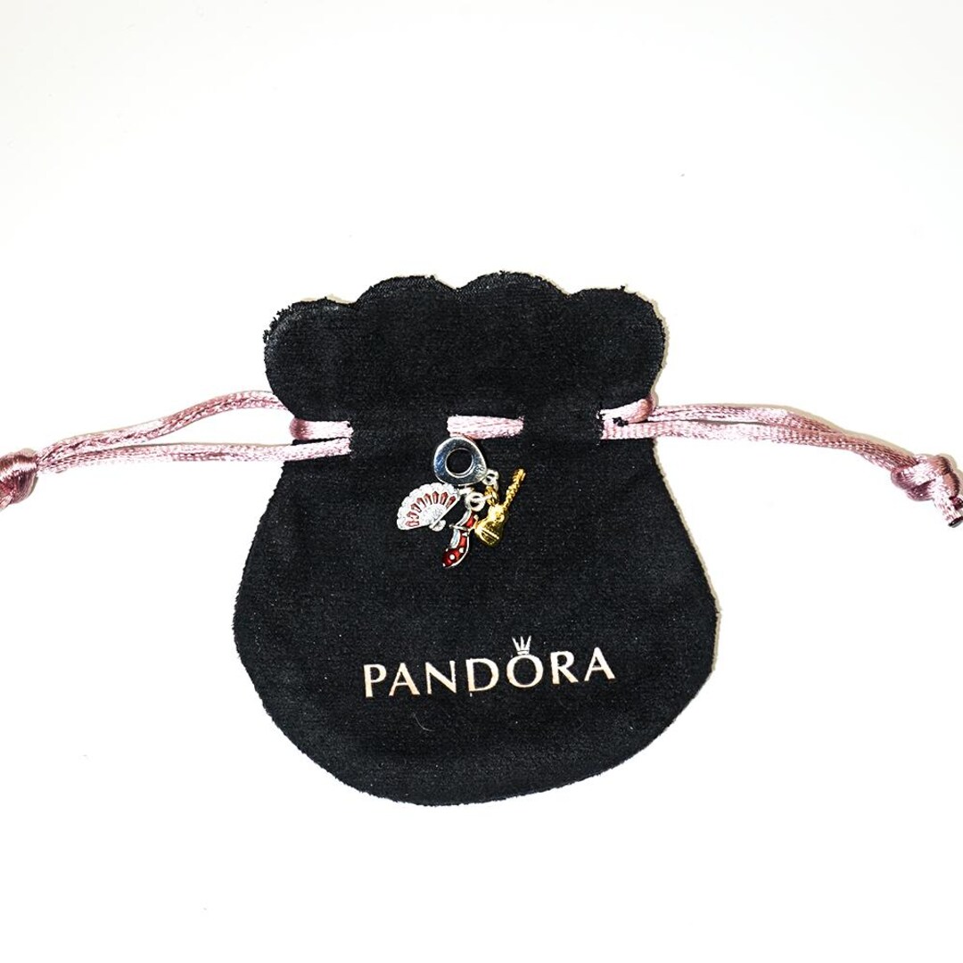 Pandora Spanish Guitar Flamenco Shoe and Fan Charm Pendant Ale S925 - Etsy
