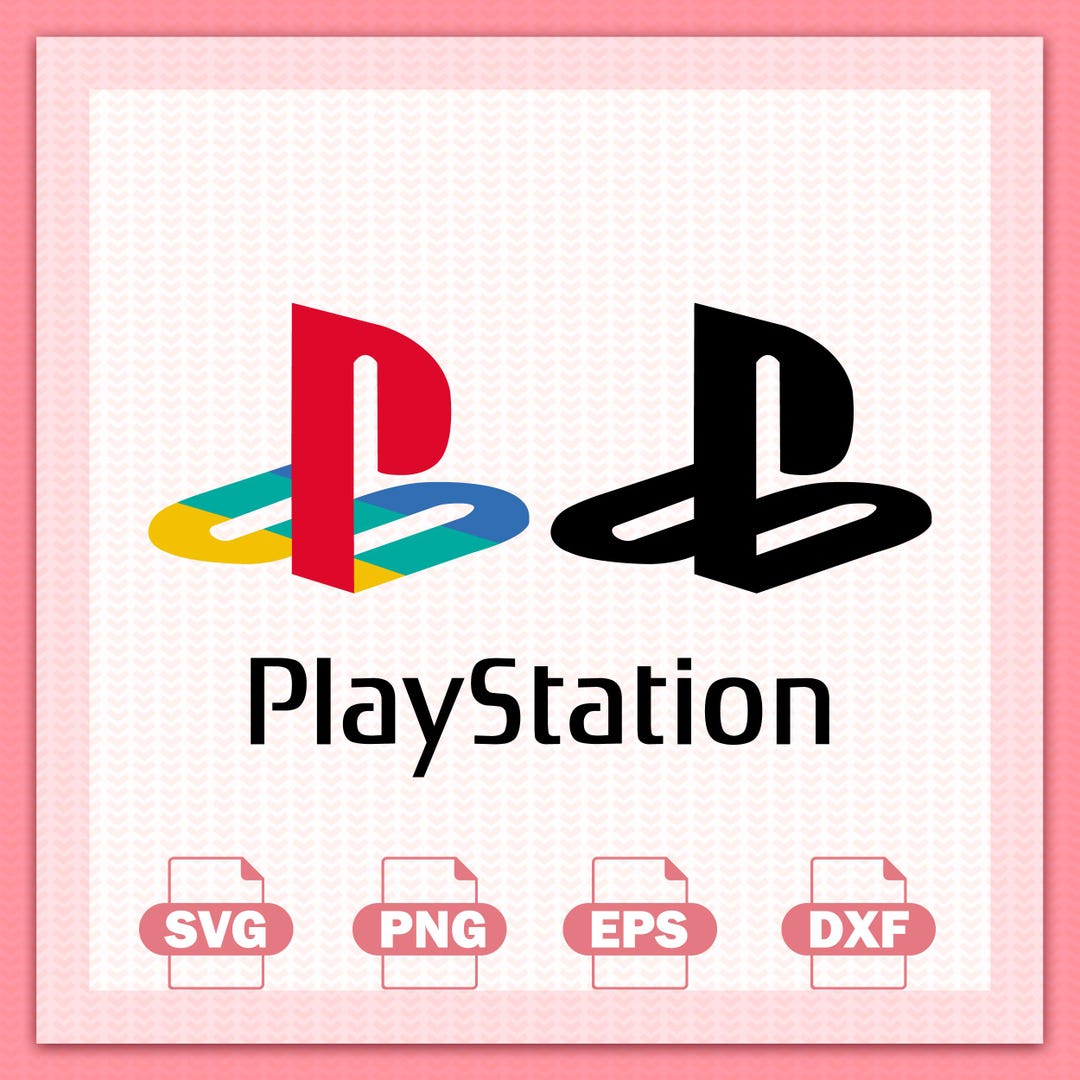 Playstation Logo SVG PNG DXF | Gaming Console Logo | Digital Download ...