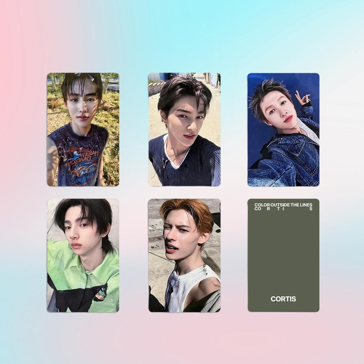 CORTIS UMS Photocards, GS25 Photo Cards, Keonho, James, Juhoon, Martin ...
