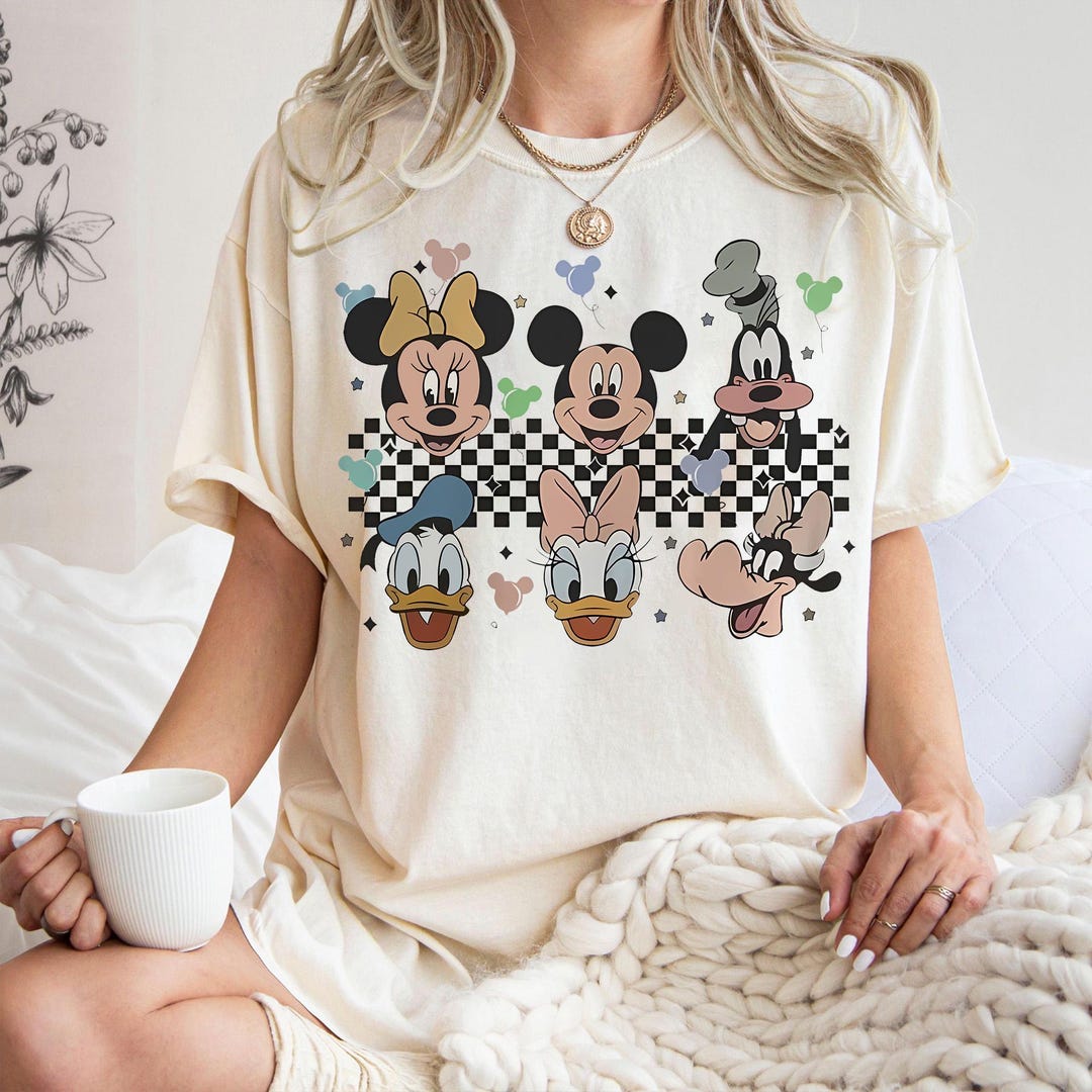 Retro Mickey Mouse and Friends Signatures Png File, Disneyland ...