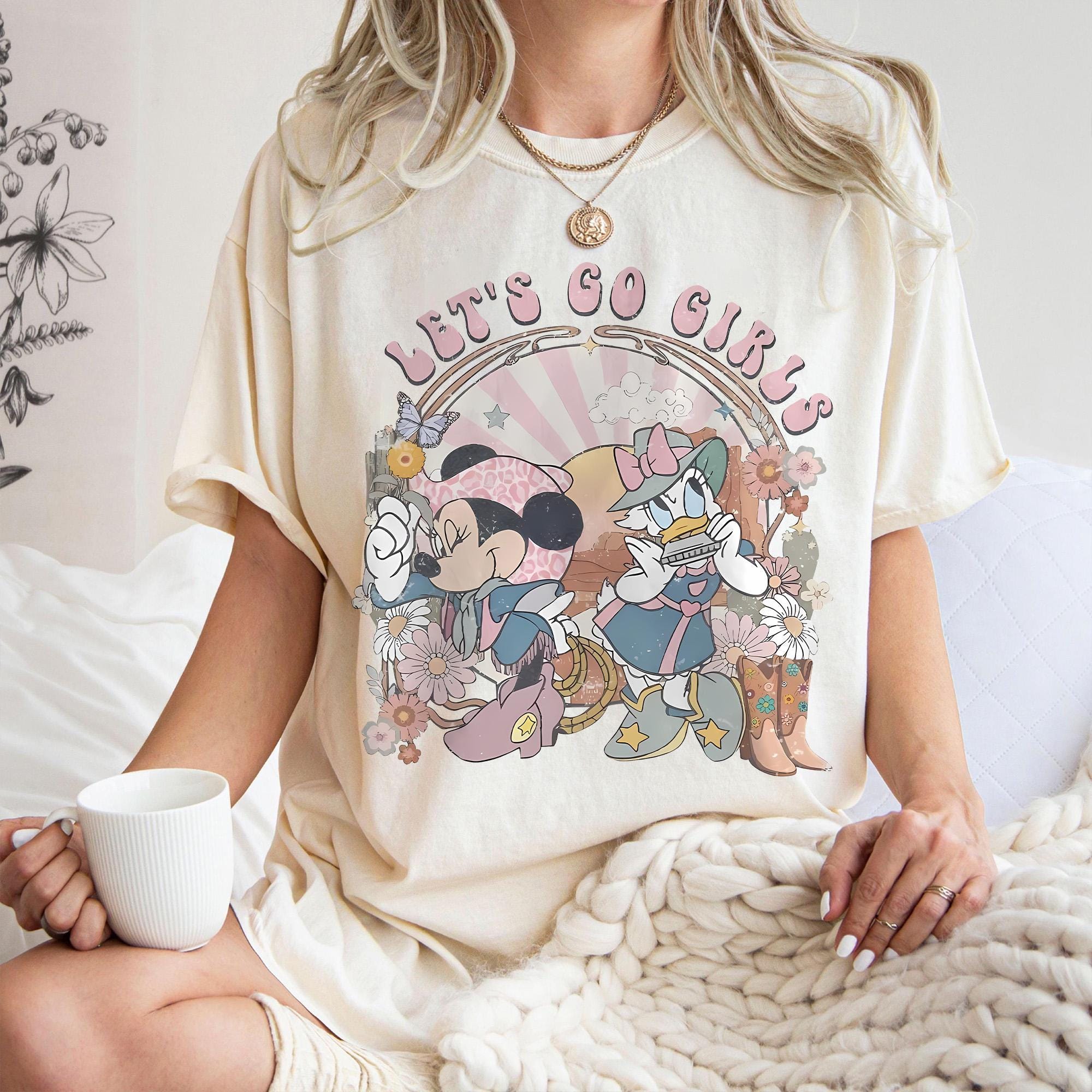 Vintage Minnie Daisy Cowgirls Png, Disney Besties Png, Long Live ...