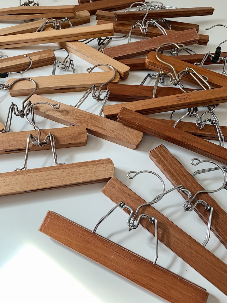 Vintage Wooden Hangers SOLD SEPARATELY | Etsy