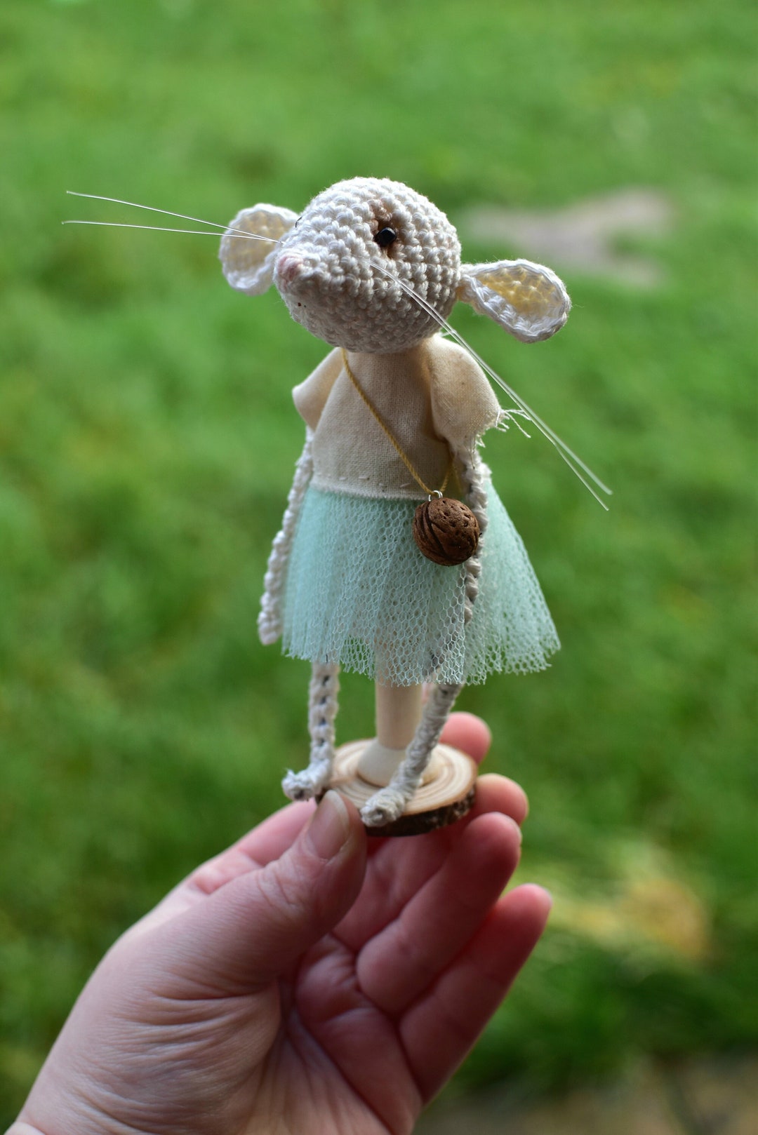 Mouse With Nut Decor - Etsy