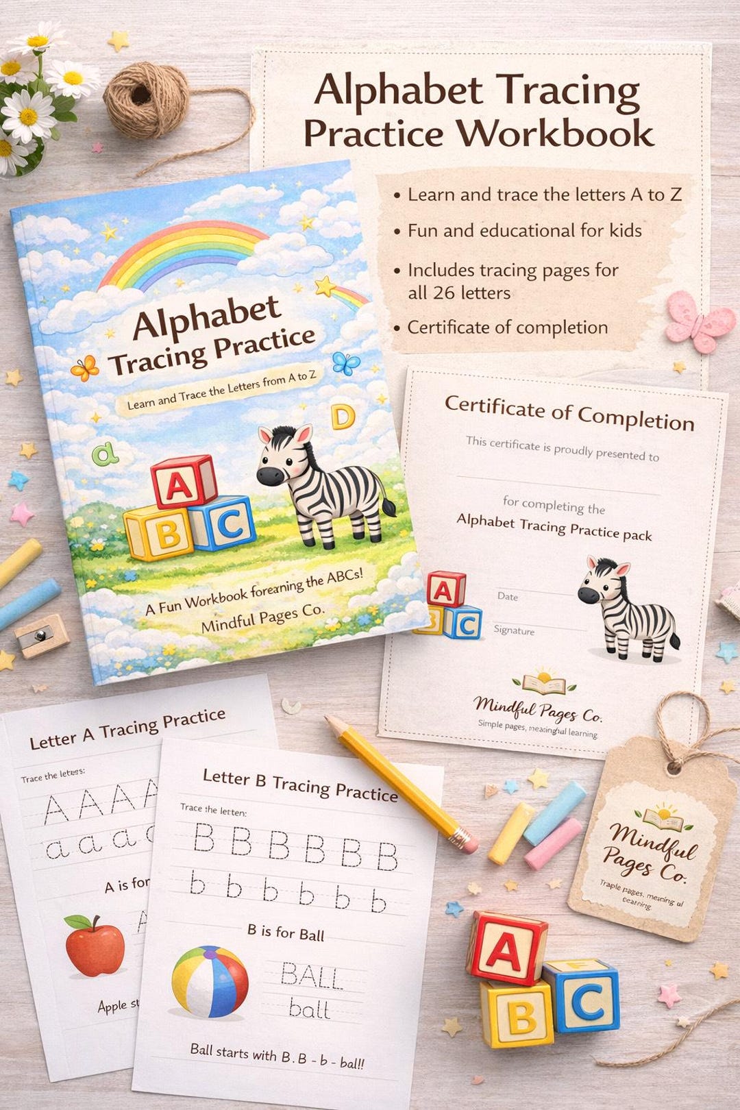 Alphabet Tracing Worksheets A–Z – Letter Practice With Fun Challenges ...
