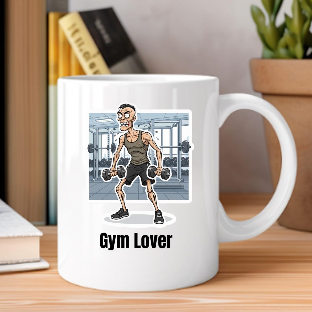 Gym Lover Gift, Funny Workout Mug, Sarcastic Fitness Coffee Cup ...