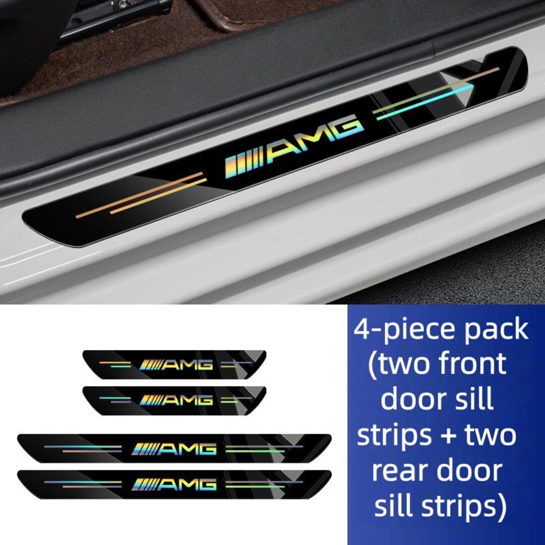 Mercedes-benz AMG Car's Colorful Laser Protective Anti-stepping ...