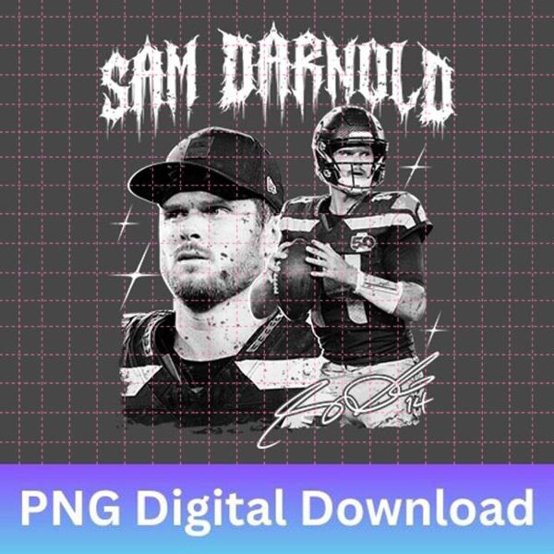 Sam Darnold Signature Football Fan Lovers Png Files, Sam Darnold Merch ...