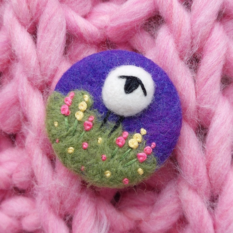 Sheep Pin - Etsy