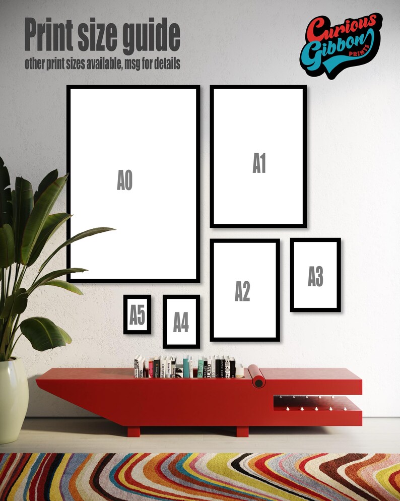 Bold Colourful Typography Print | Text Wall Poster - Etsy UK