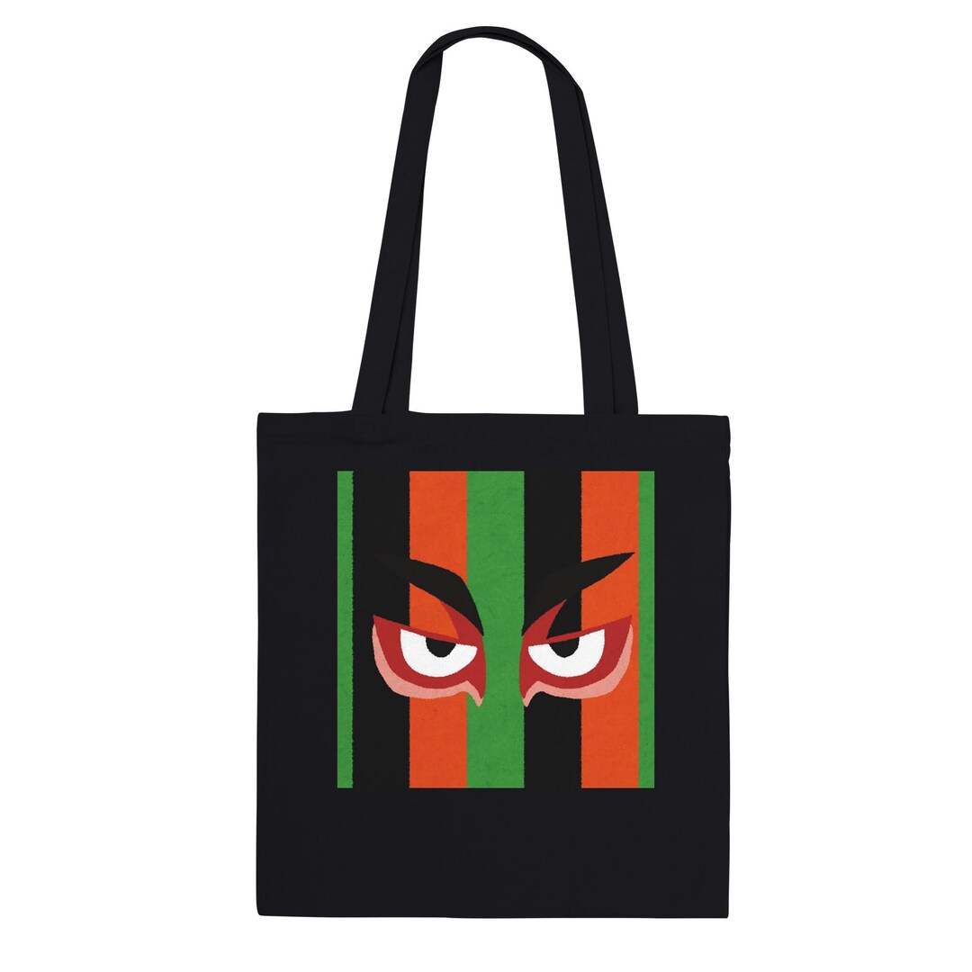 Kabuki Eyes Tote Bag – Japanese Art Canvas Shopper - Etsy