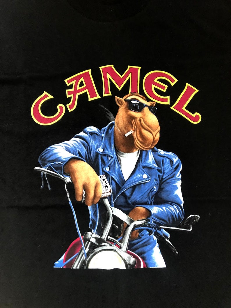 Vintage Camel Cigarettes Joe Camel T Shirt Tobacciana Collectible New ...