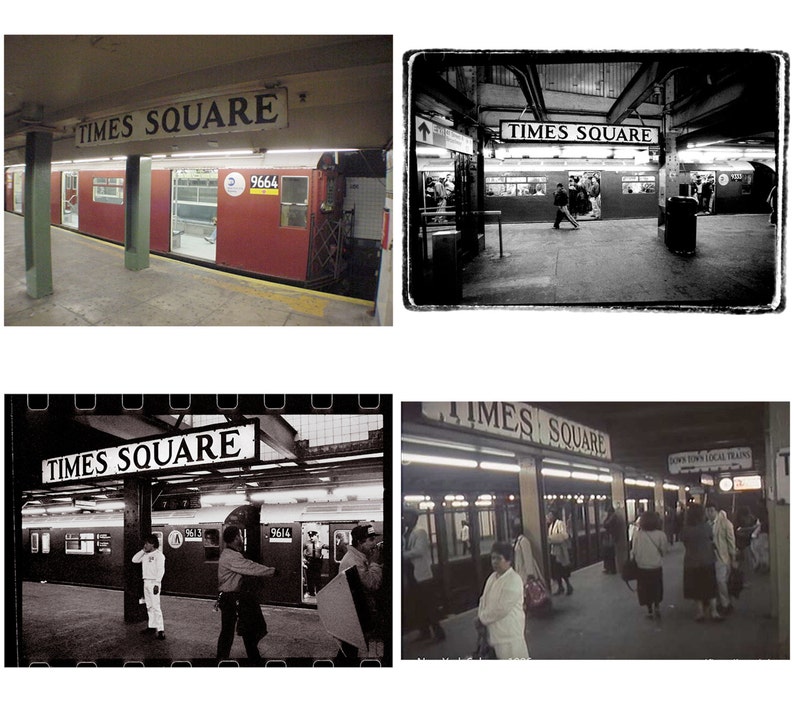 Times Square Subway Station Sign NYC IRT Antique Original Manhattan ...
