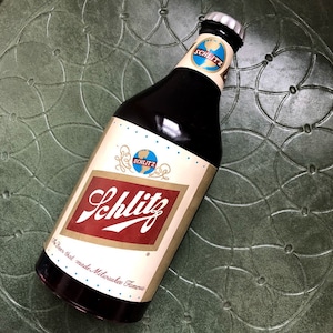 1970 Schlitz Beer Plastic Bottle 6 Coaster Holder Vintage Barware ...