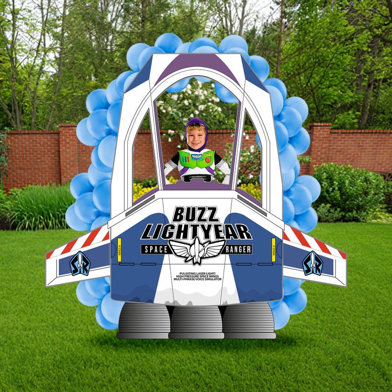 Buzz Lightyear Photobooth – Space Ranger Photo Prop for Birthday ...