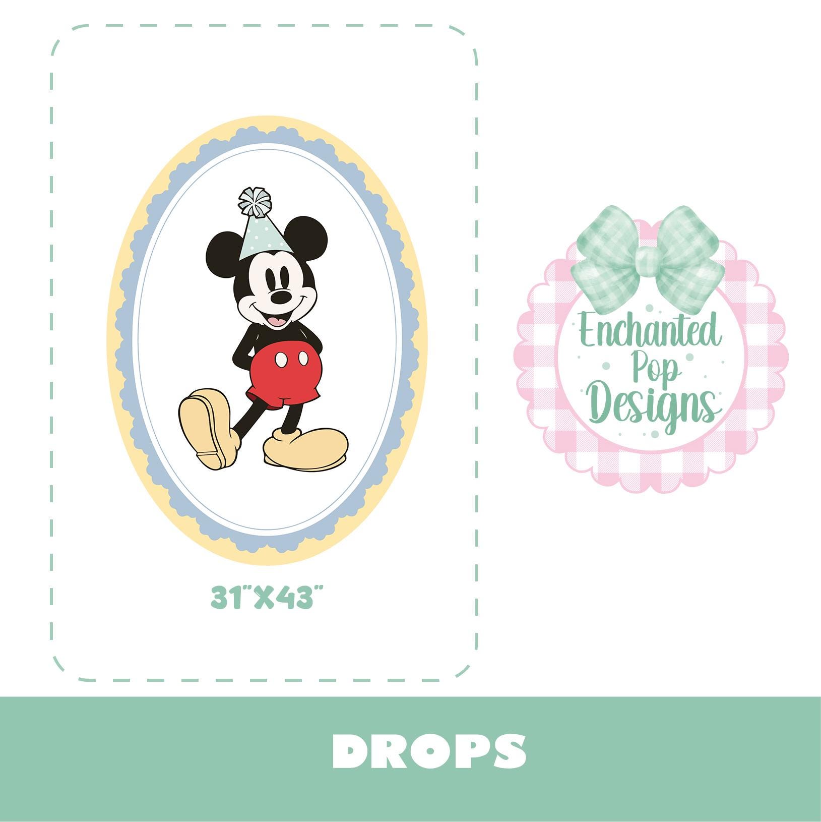 Mickey Backdrop and Yard Cutouts for Birthday Celebrations - Etsy