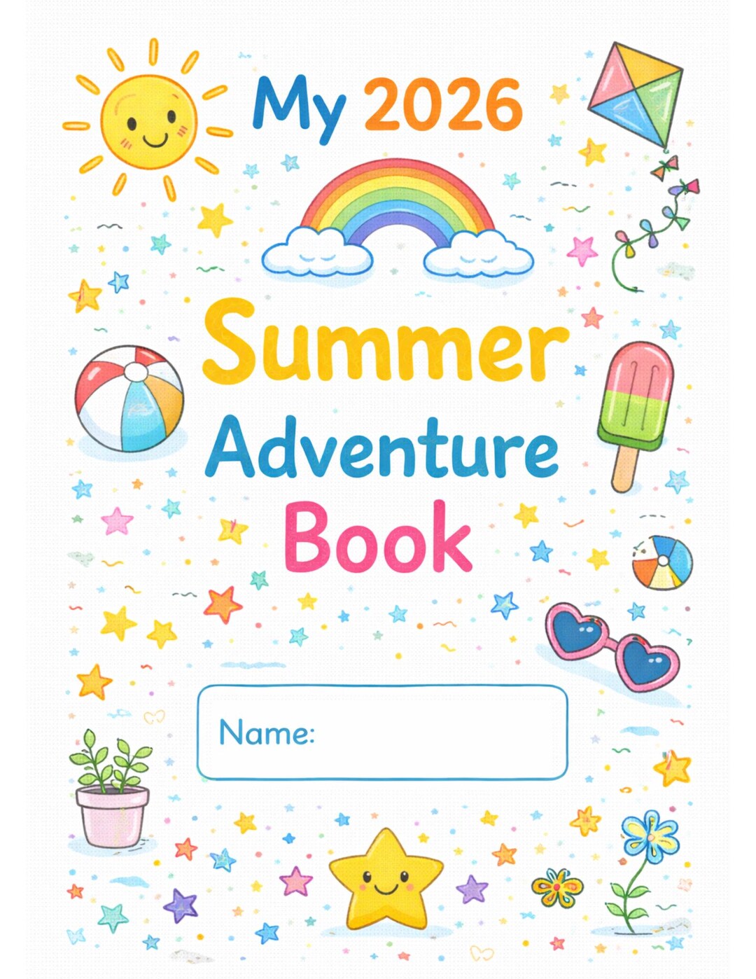 Kids Summer Adventure Book 2026 | Activity, Reading Tracker (digital ...
