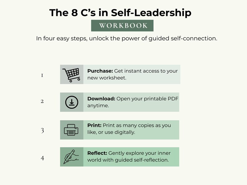 The 8 C’s of Self-leadership | Ifs-inspired Inner Work Guide | Trauma ...